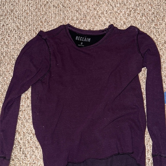Buckle | Shirts | Dark Purple Crew Neck Long Sleeve Dark Purple Color ...